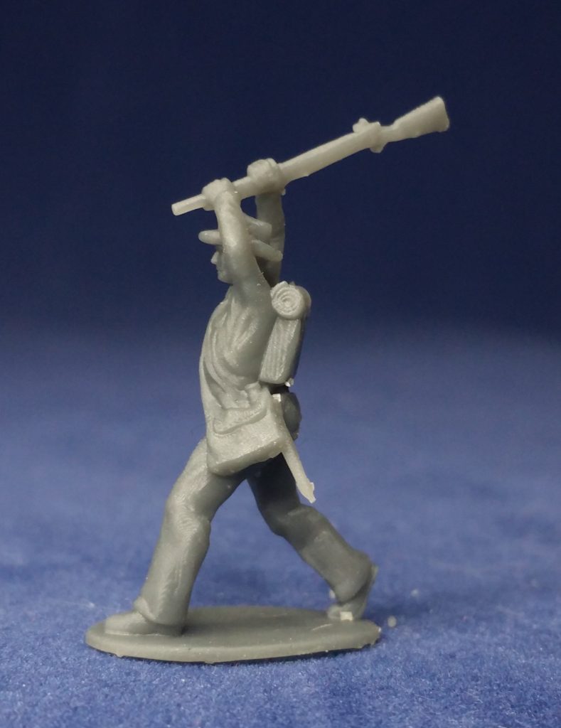 Confederate In Hat Swings Musket • Speira Miniatures