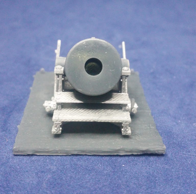 13-inch sea coast mortar with platform, model 1861