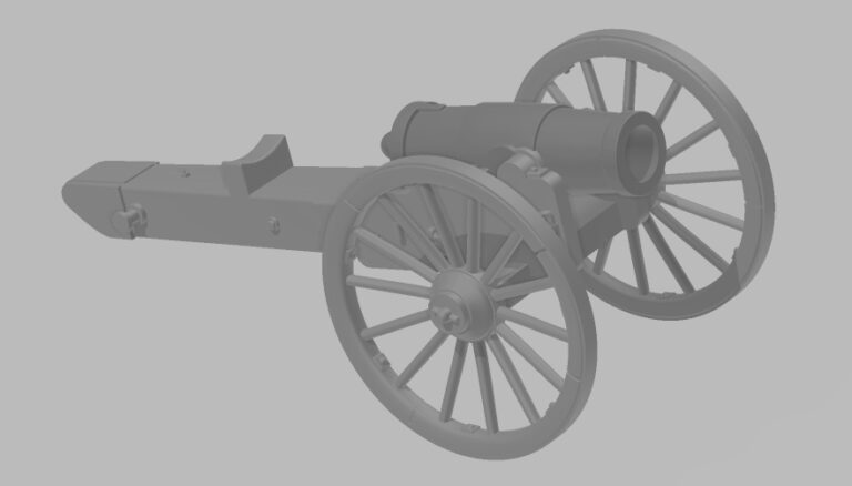 8-inch Siege Howitzer On No. 2 Siege Carriage (64-pounder) M1841 ...
