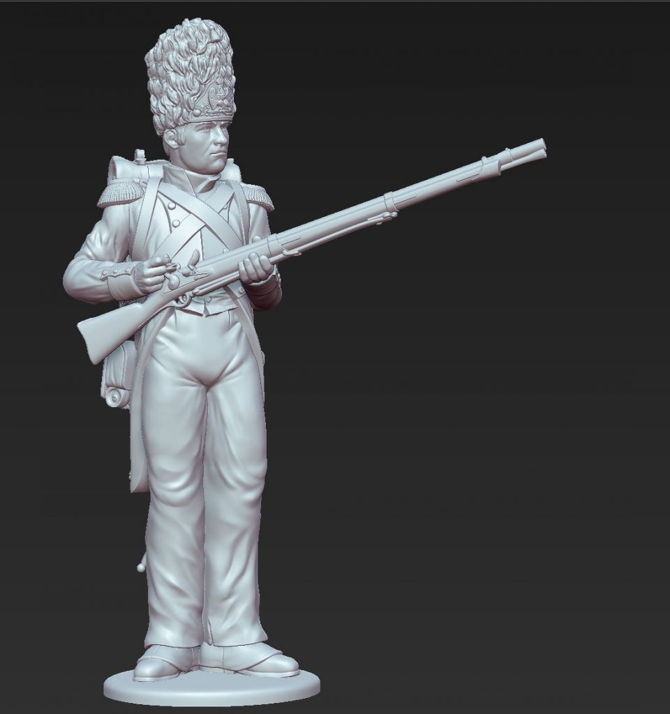 French Grenadier Soldier Waterloo 1815 Loading With Bayonet • Speira ...