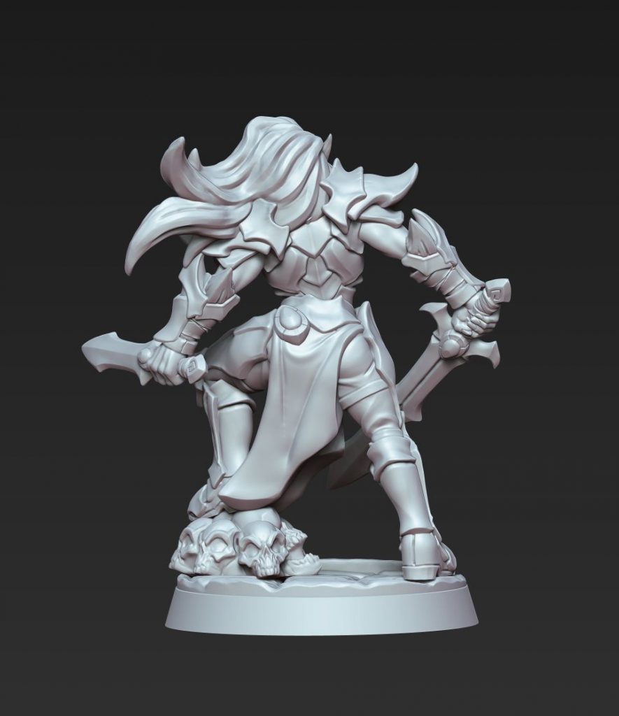 Ashen Inquisitor With Sword And Dagger AG • Speira Miniatures