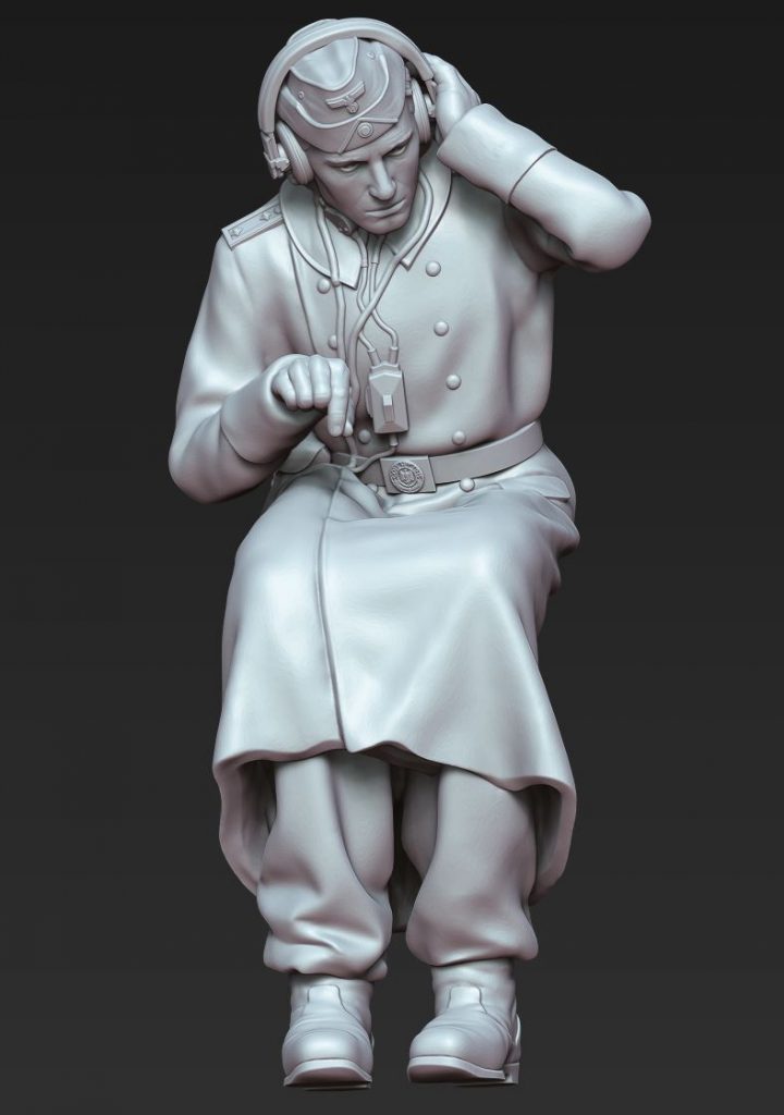 German Tank Officer Radio Operator Gunner • Speira Miniatures