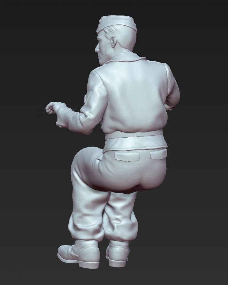 German tank soldier for gunner position – Speira Miniatures