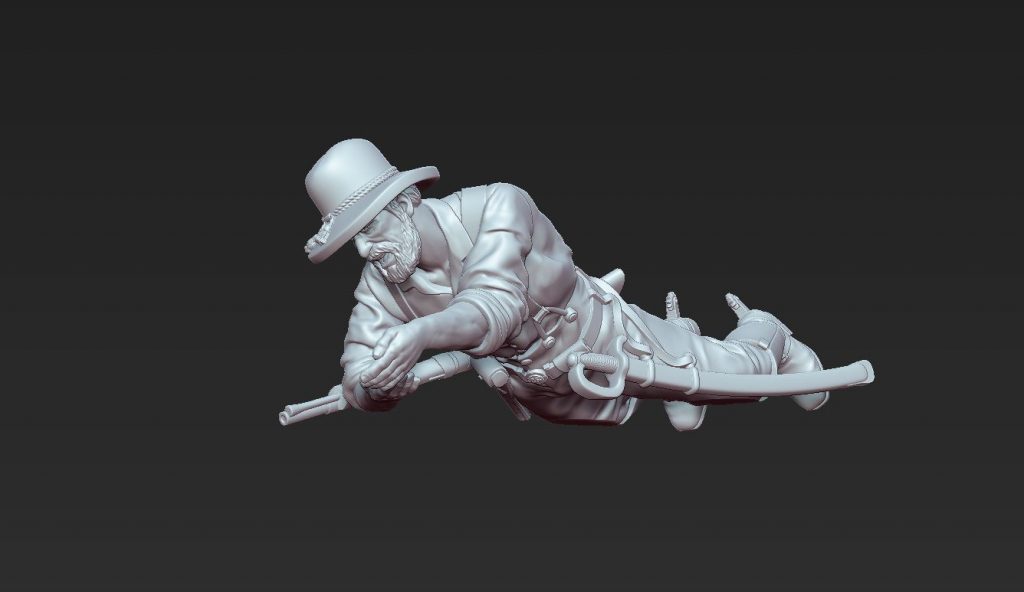 Grieving Cavalry Rider • Speira Miniatures