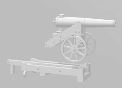 M1829 32-pound Gun on Barbette Carriage – Speira Miniatures