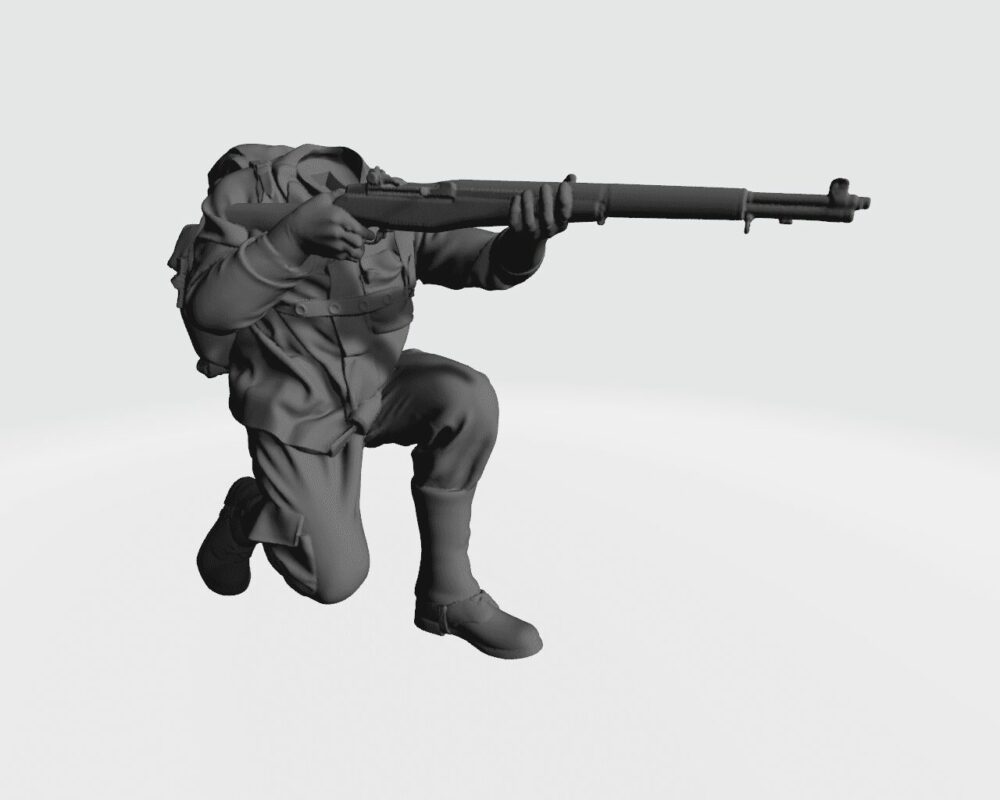 American WW2 seating shooting - AoW –