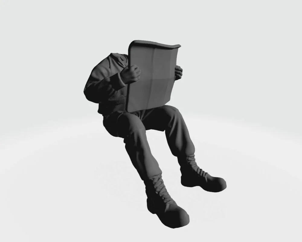 American WW2 Tank Crew With Map - AoW • Speira Miniatures