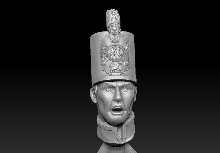 Separate Head British Stovepipe Shako V1 • Speira Miniatures