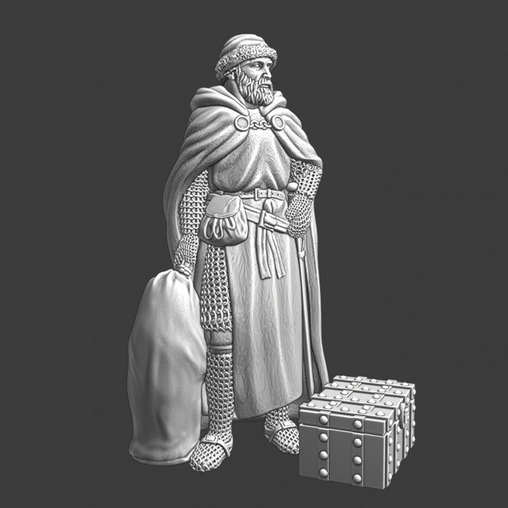 Medieval Swedish crusader knight - travelling - NCM