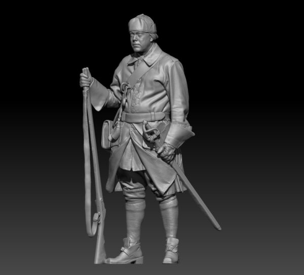 Swedish Carolean Soldier Early 1700s, Standing • Speira Miniatures