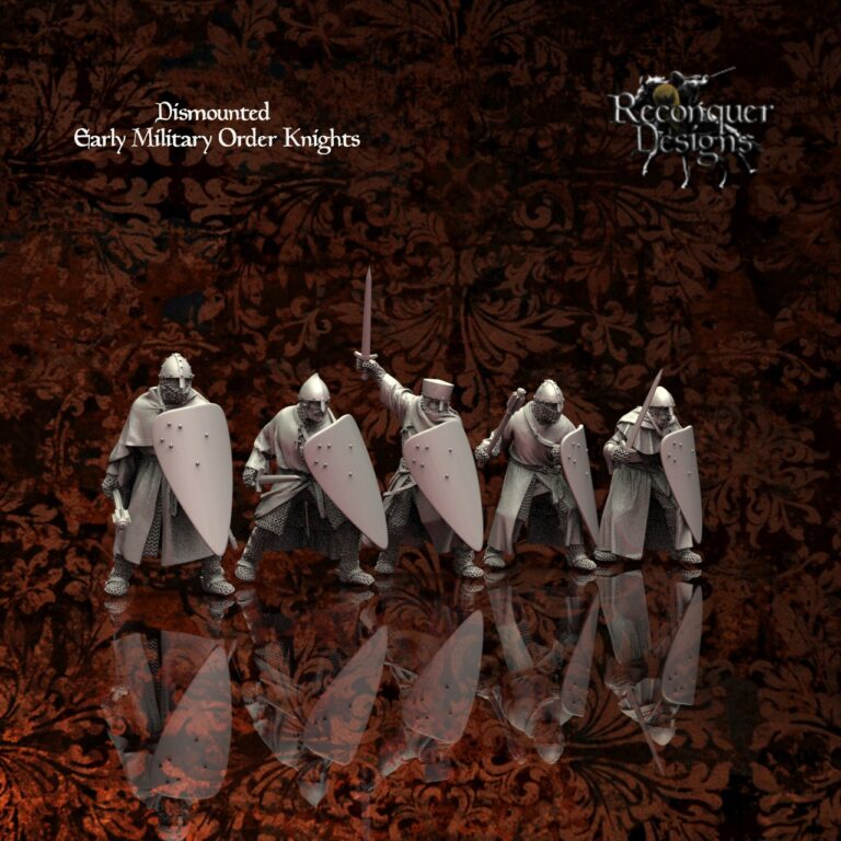 Dismounted Templars Set Of 5 • Speira Miniatures