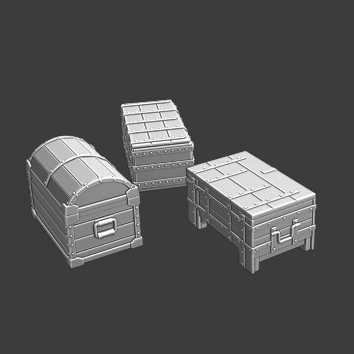 Medieval treasure chests – 3 Pack – NCM