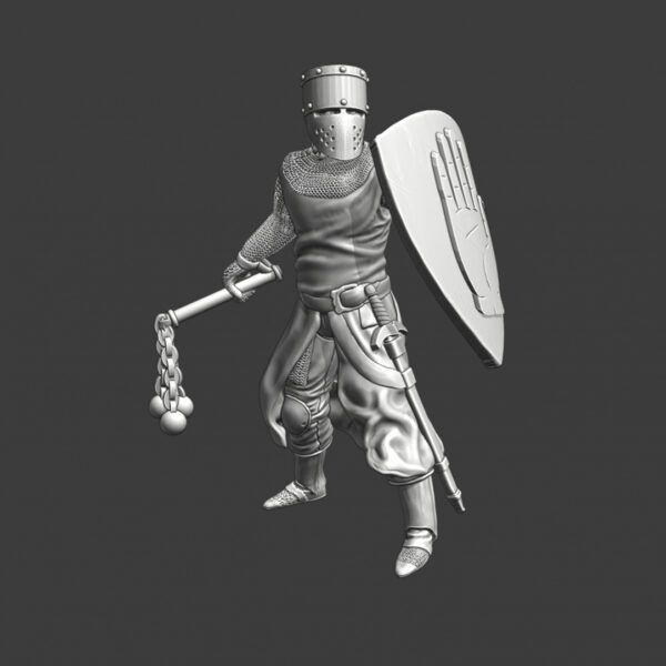 Medieval Crusader With Flail • Speira Miniatures