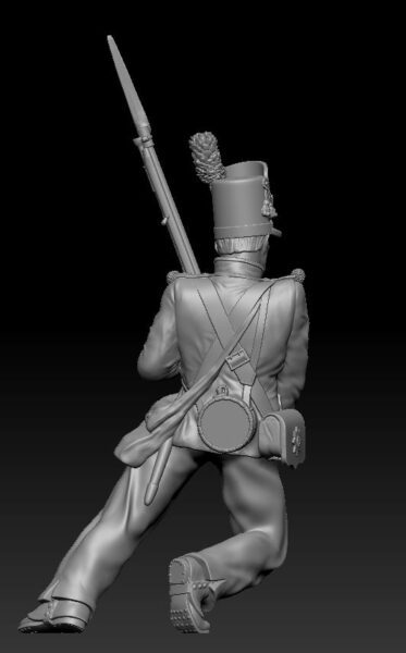 Coldstream Guards 1815 - Shoulder Against Door Hard No Backpack ...