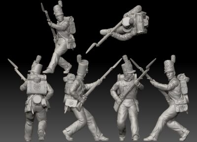 Coldstream Guards 1815 - Shoulder against door –