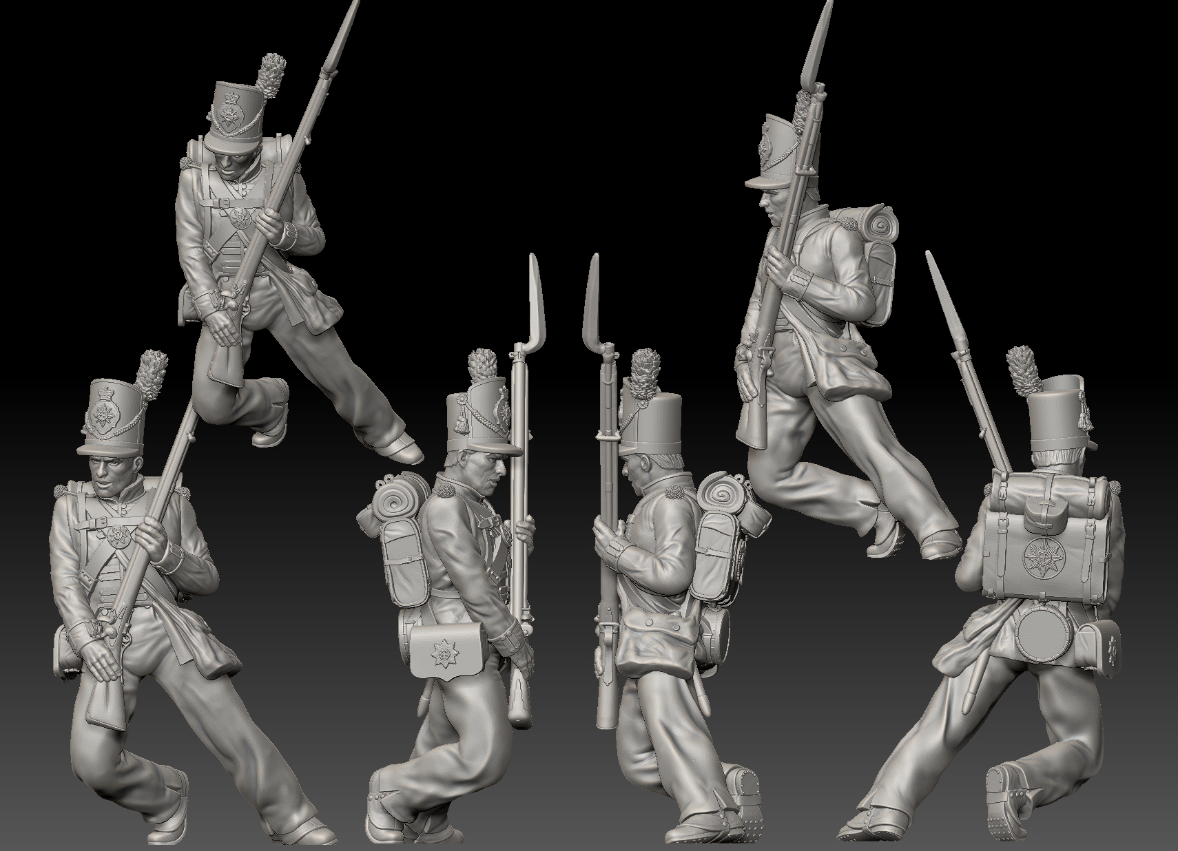 Coldstream Guards 1815 - Shoulder against door hard –