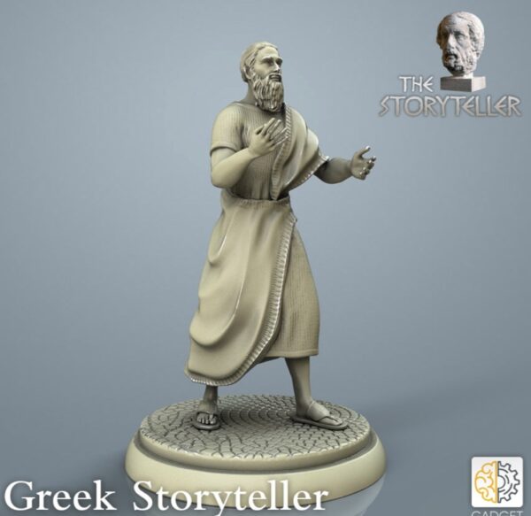 Ancient Greek Storyteller Talking • Speira Miniatures