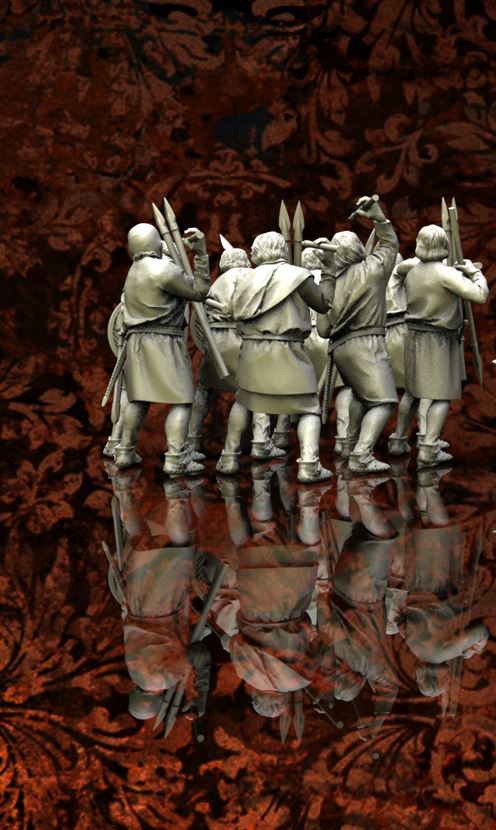 Peasant shield wall –