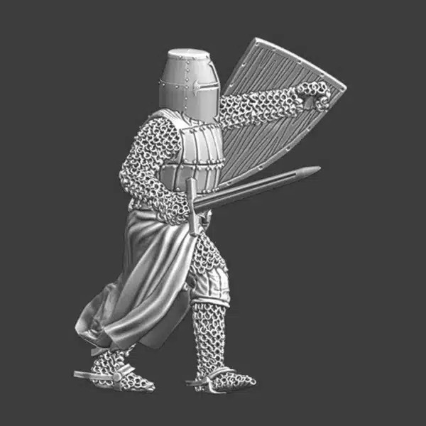 Medieval Crusader Knight Miniature - NCM • Speira Miniatures