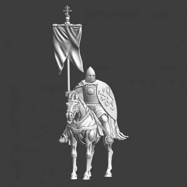 Medieval Mounted Kievan-Rus With Standard - NCM • Speira Miniatures