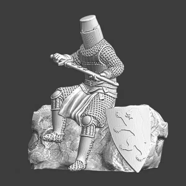 Medieval Knight - Resting On Rock - NCM • Speira Miniatures