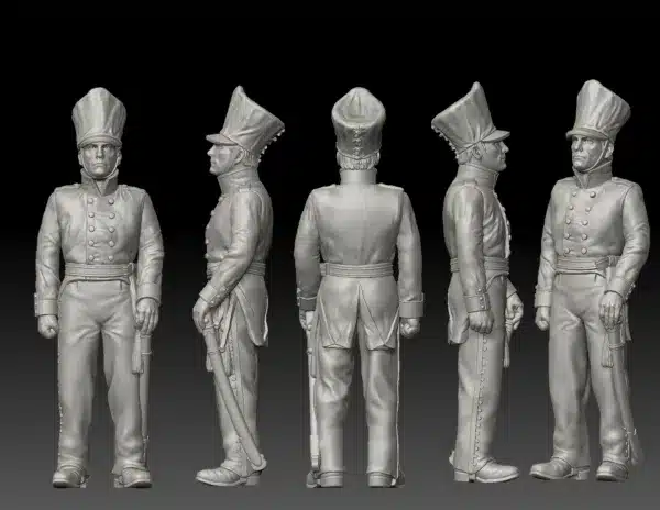 Prussian Line Infantry 1815 Officer Standing • Speira Miniatures