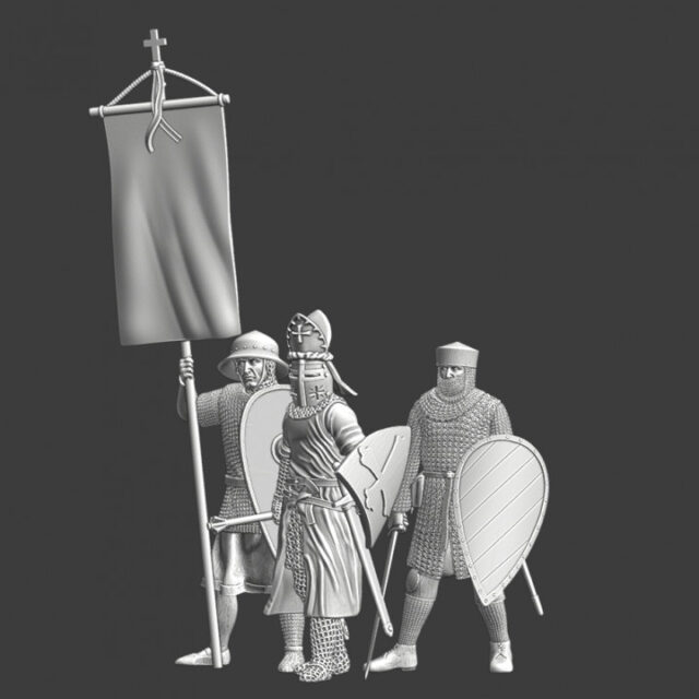 Medieval Warrior Bishop - Command Set • Speira Miniatures