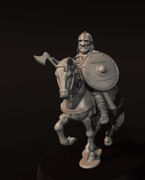 Mounted Vendel Era Warrior V5 • Speira Miniatures