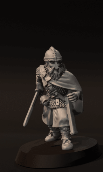 Vendel Era 5 7th Century Warrior V10 • Speira Miniatures