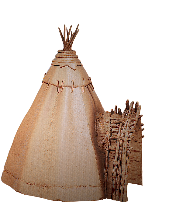 Native American Tepee E (larger) – Speira Miniatures