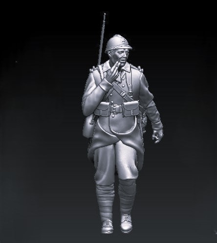 French WW2 soldier walking v4 – Speira Miniatures