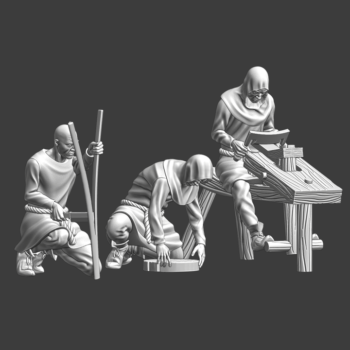 Medieval Barrel workshop Set – NCM – Speira Miniatures