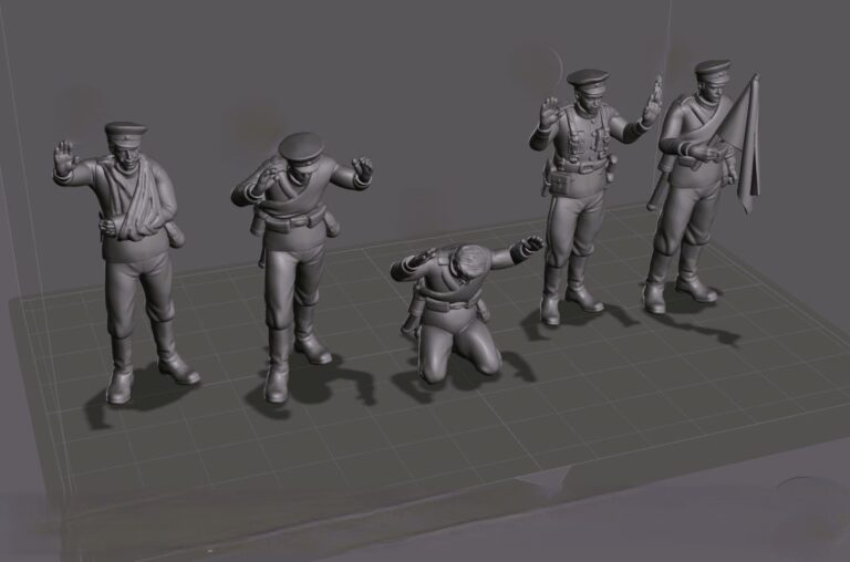 WW1 Russian Army soldier surrender set – Speira Miniatures