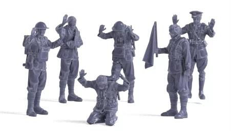 WW1 US Army Soldiers Surrendering Set • Speira Miniatures