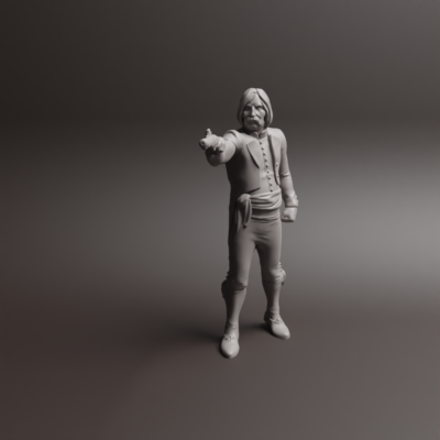 Civilian defending himself with pistol, 1800s – Speira Miniatures